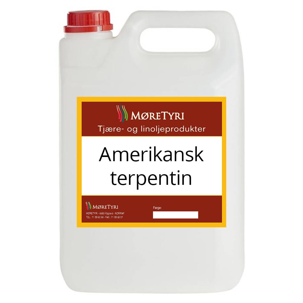 Balsamterpentin á 5L - Møretyri - Nettbutikk